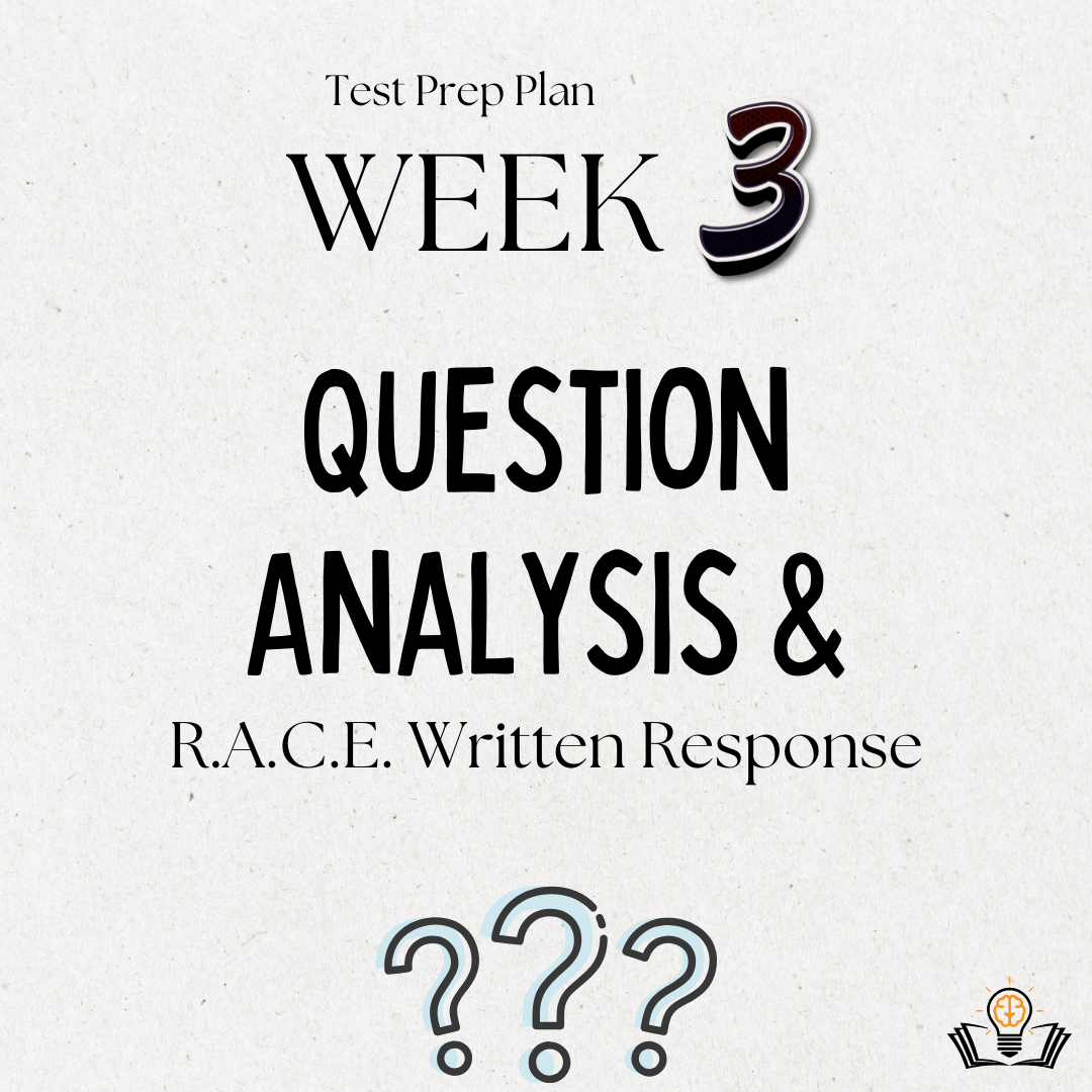 12 Week Test Prep Plan- WEEK 3 – Reading Rev
