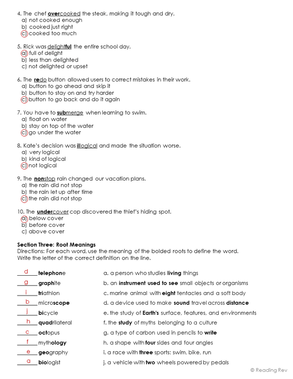 Reading Rev Intermediate Morphology Program