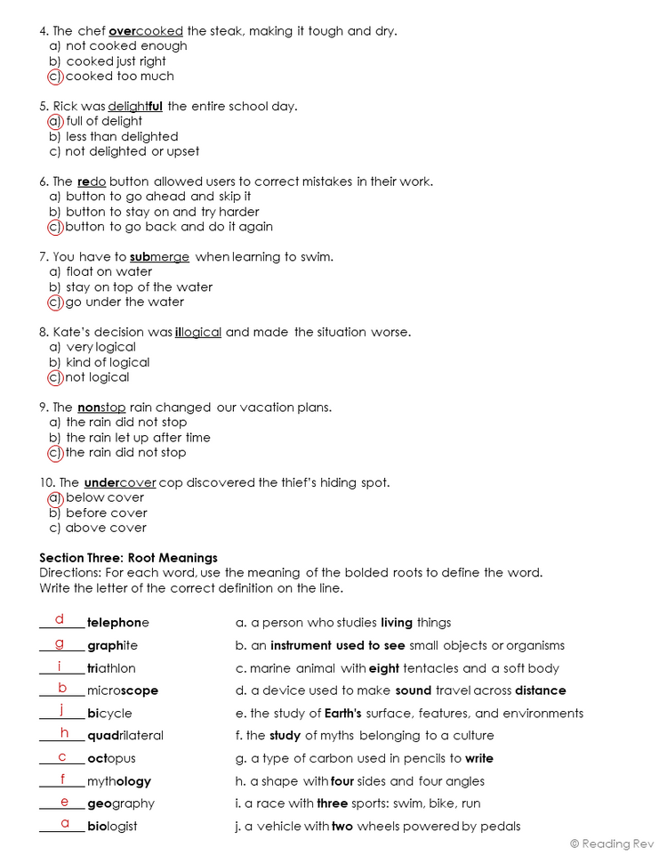 Reading Rev Intermediate Morphology Program
