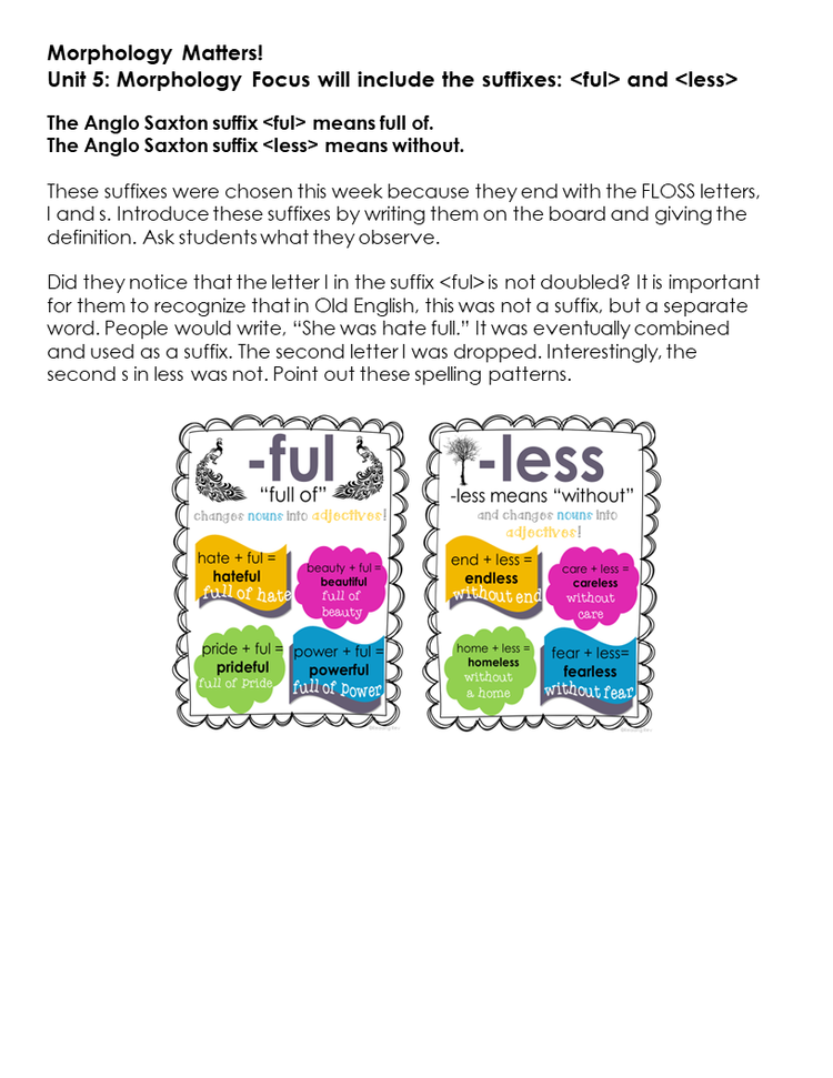 Reading Rev Intermediate Morphology Program